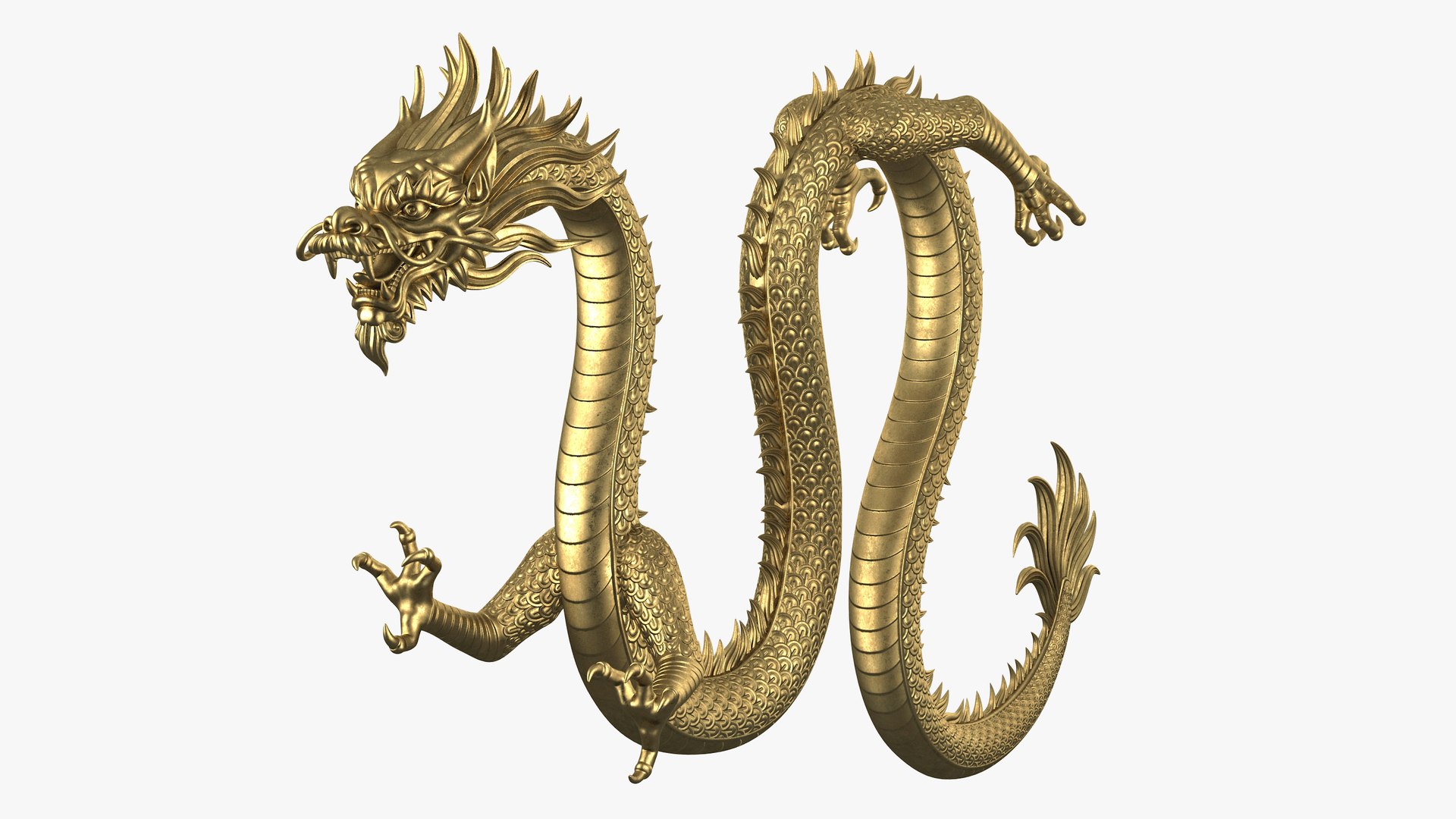 Chinese Dragon Rig V1 3D Model - TurboSquid 1244539