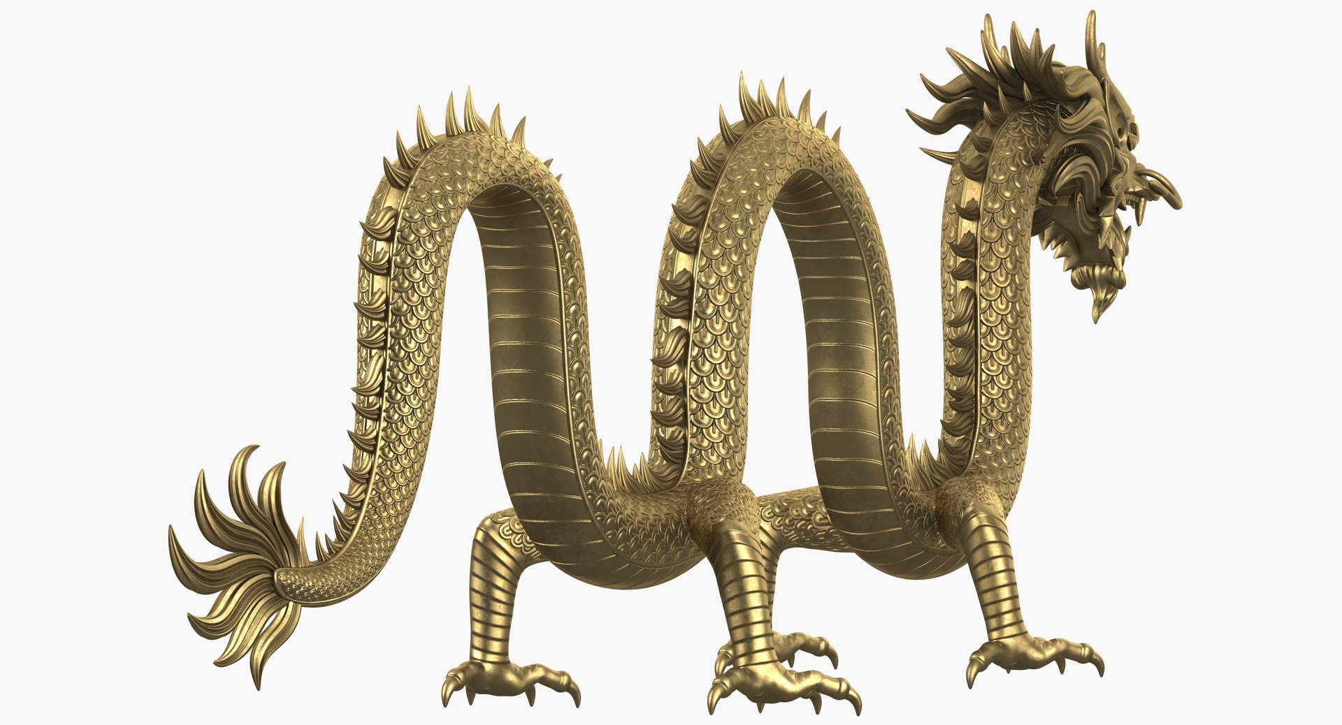 Chinese Dragon Rig V1 3D Model - TurboSquid 1244539
