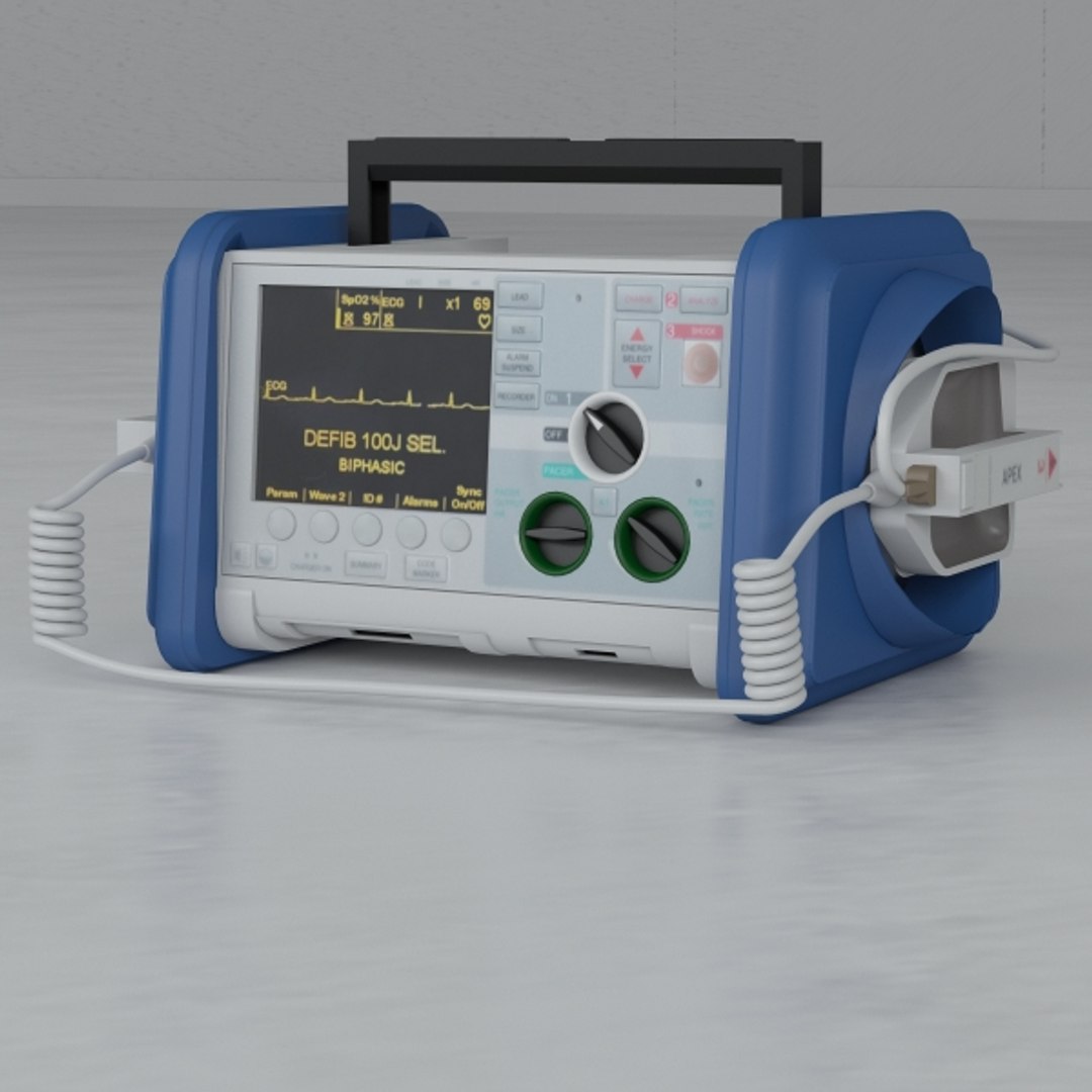 Medical Defibrillator 3D Model - TurboSquid 1215114