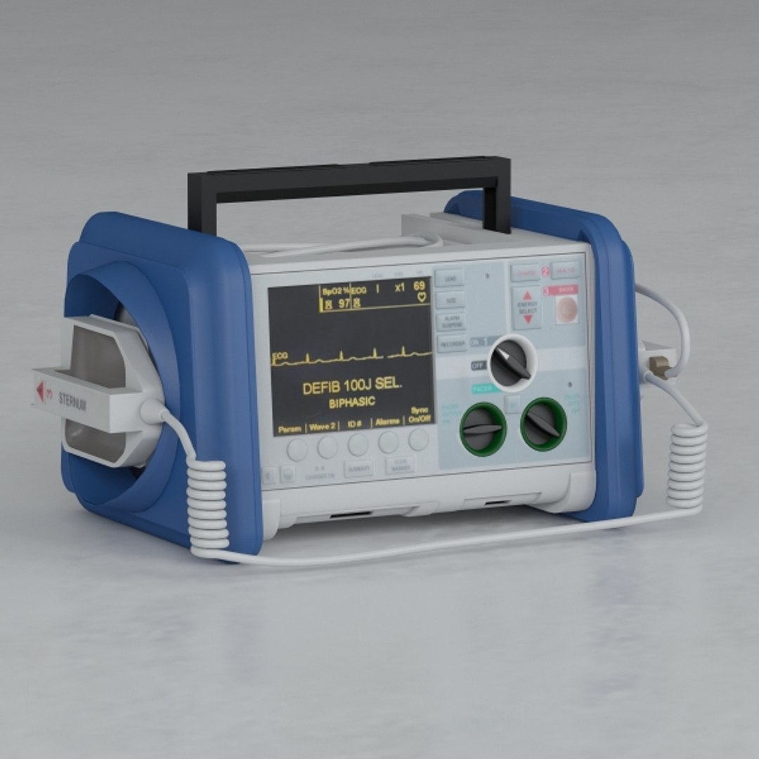 Medical Defibrillator 3D Model - TurboSquid 1215114