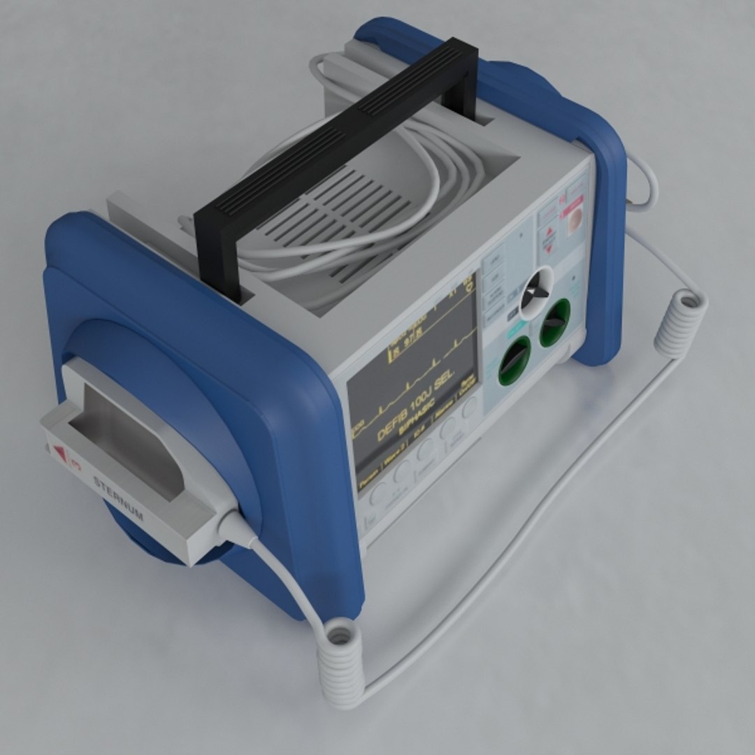 Medical Defibrillator 3D Model - TurboSquid 1215114