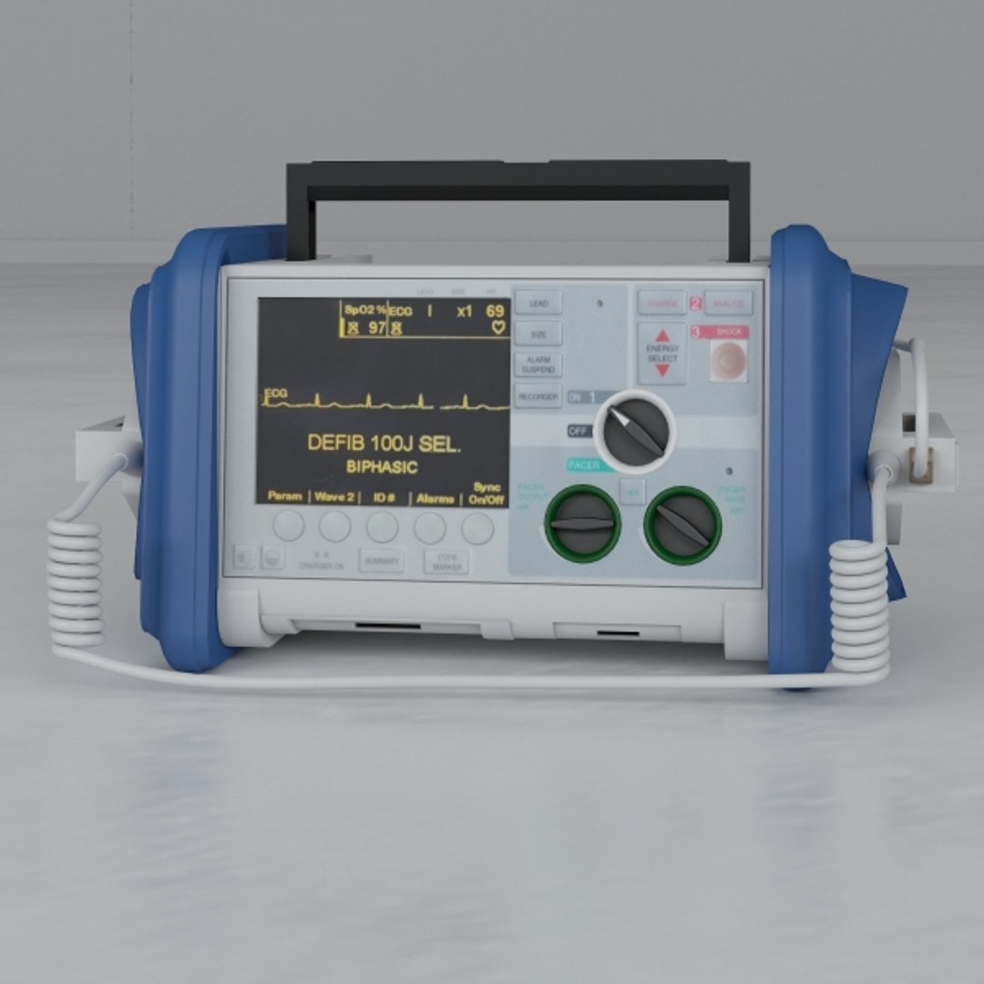 Medical Defibrillator 3D Model - TurboSquid 1215114