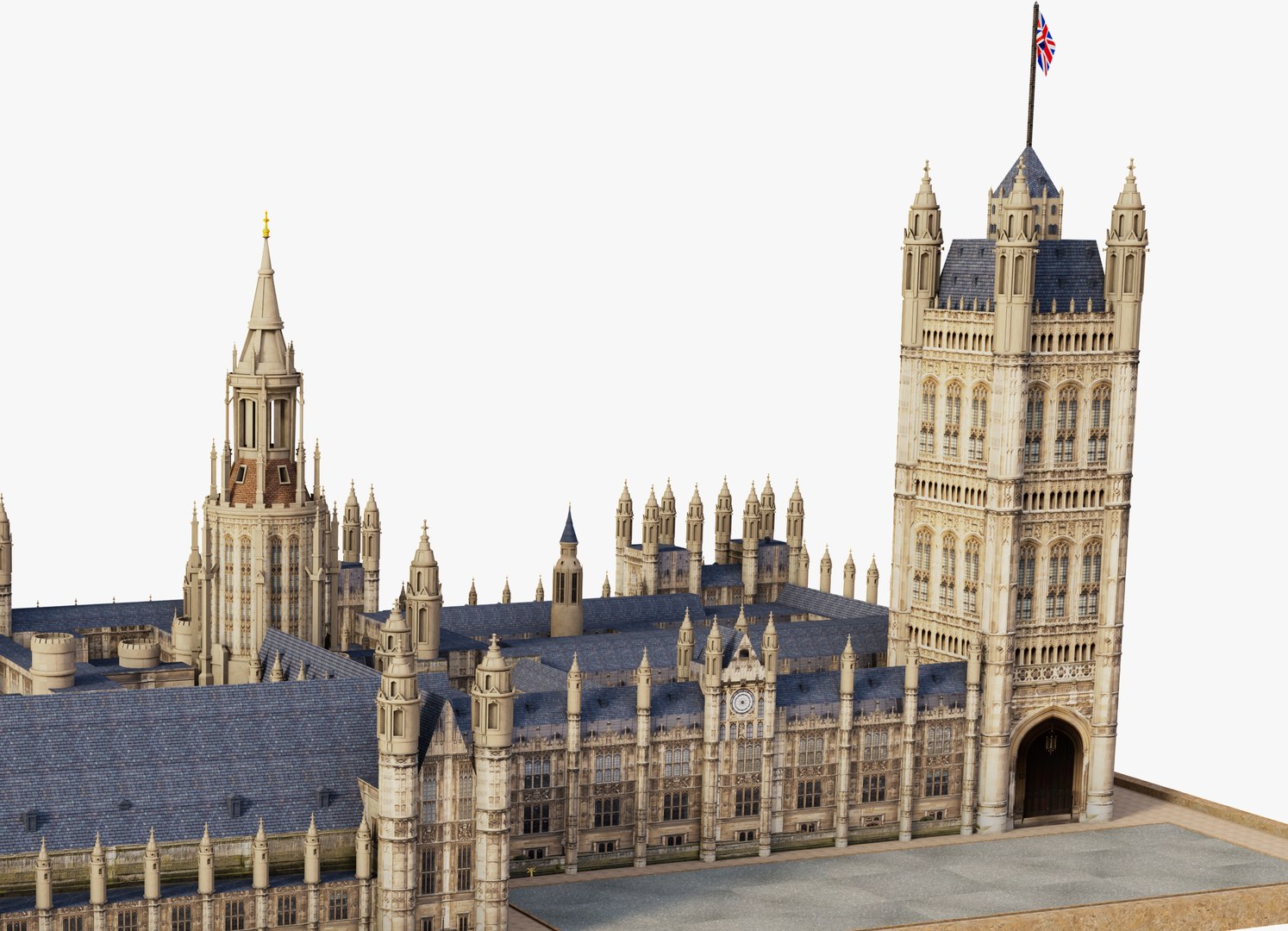 3D Model House Of Parliaments London V2 - TurboSquid 2400873