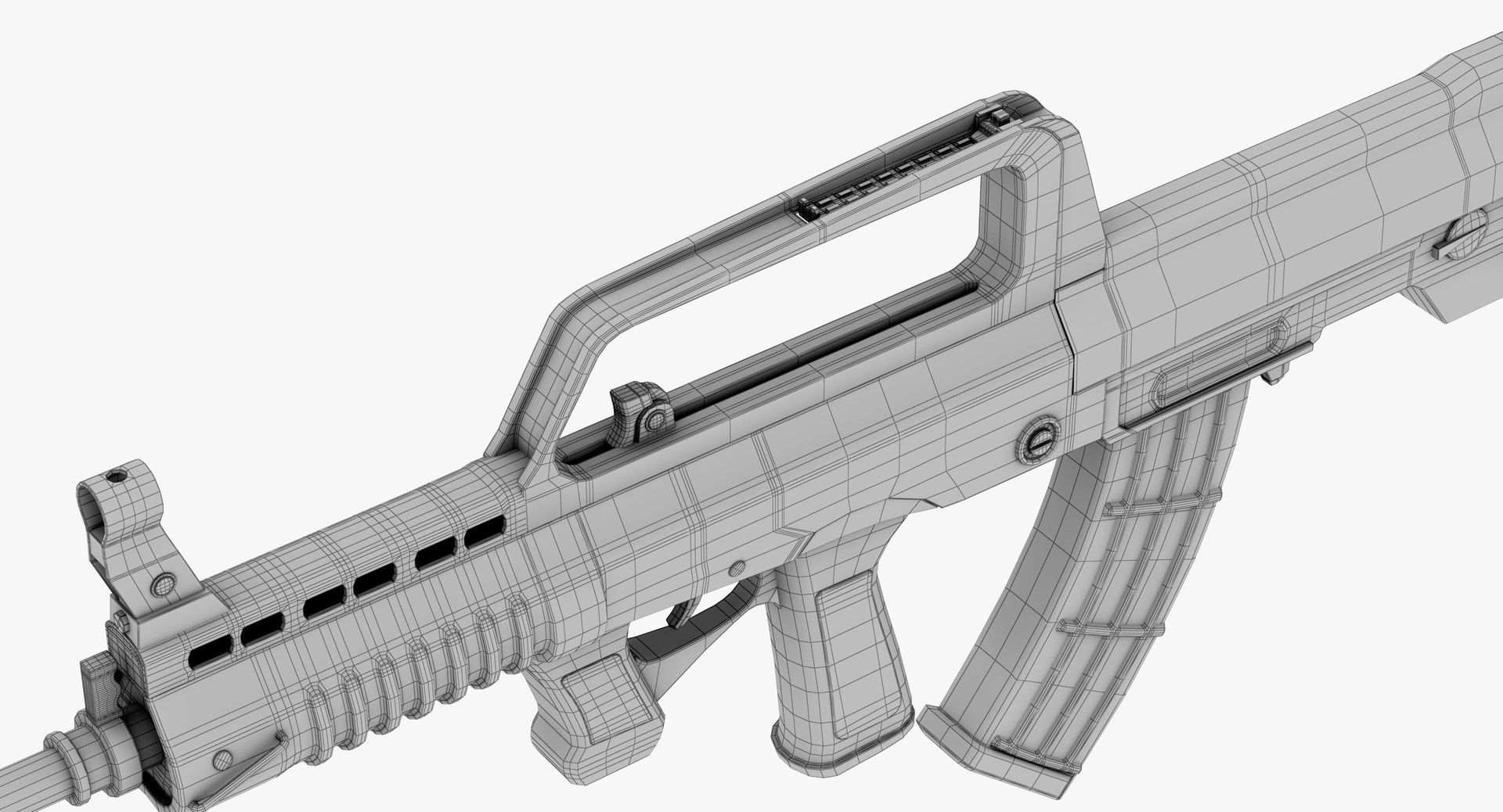 Assault Rifle QBZ-95 Model - TurboSquid 2358867