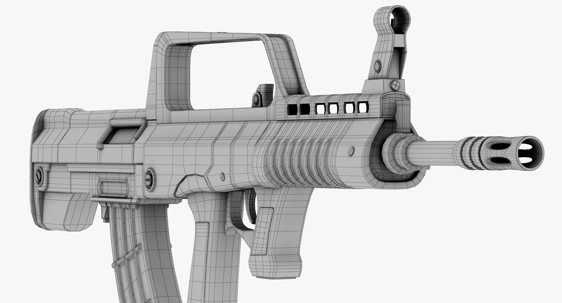 Assault Rifle QBZ-95 Model - TurboSquid 2358867