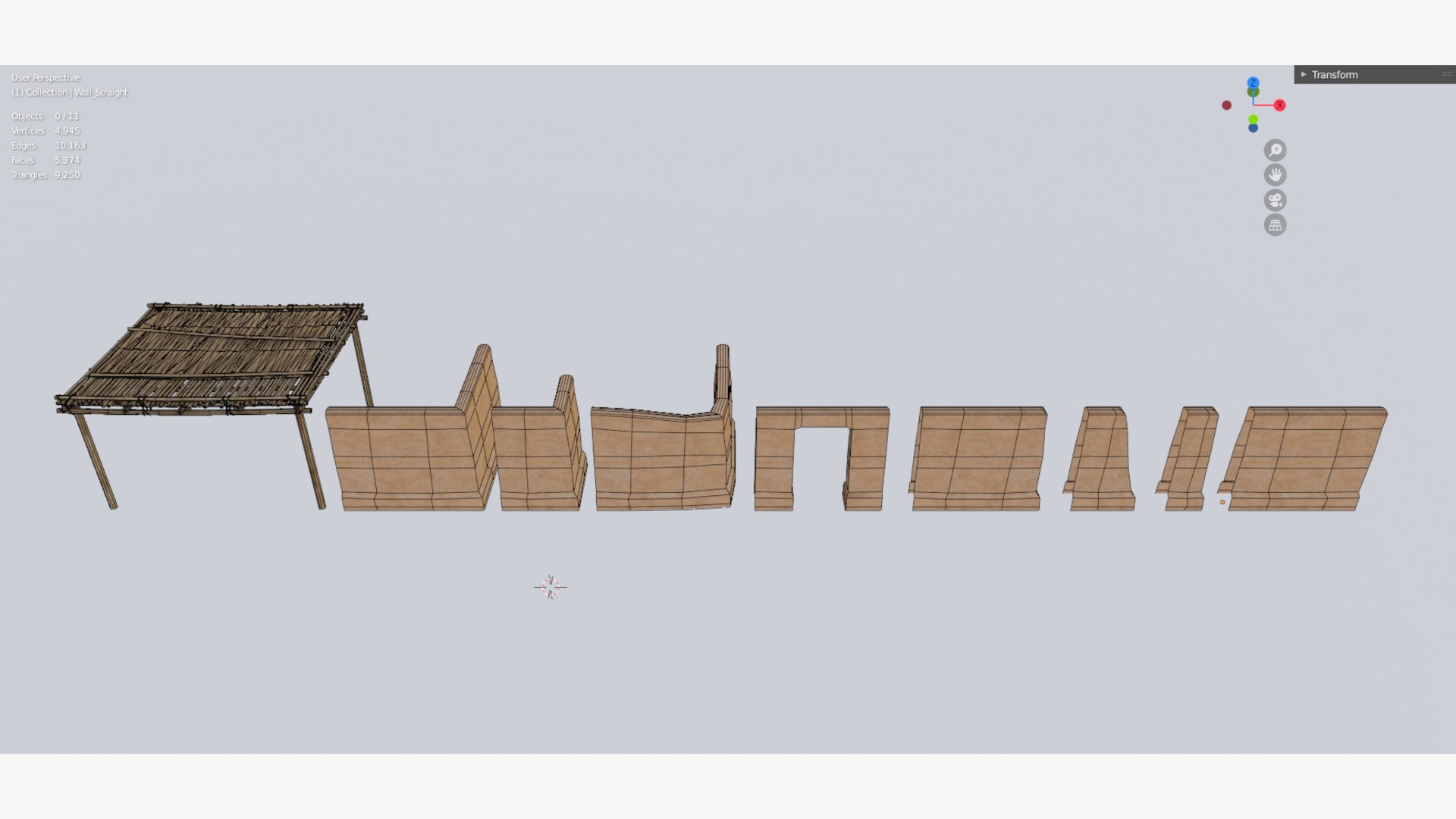 3D Modular Desert Walls - TurboSquid 2011521