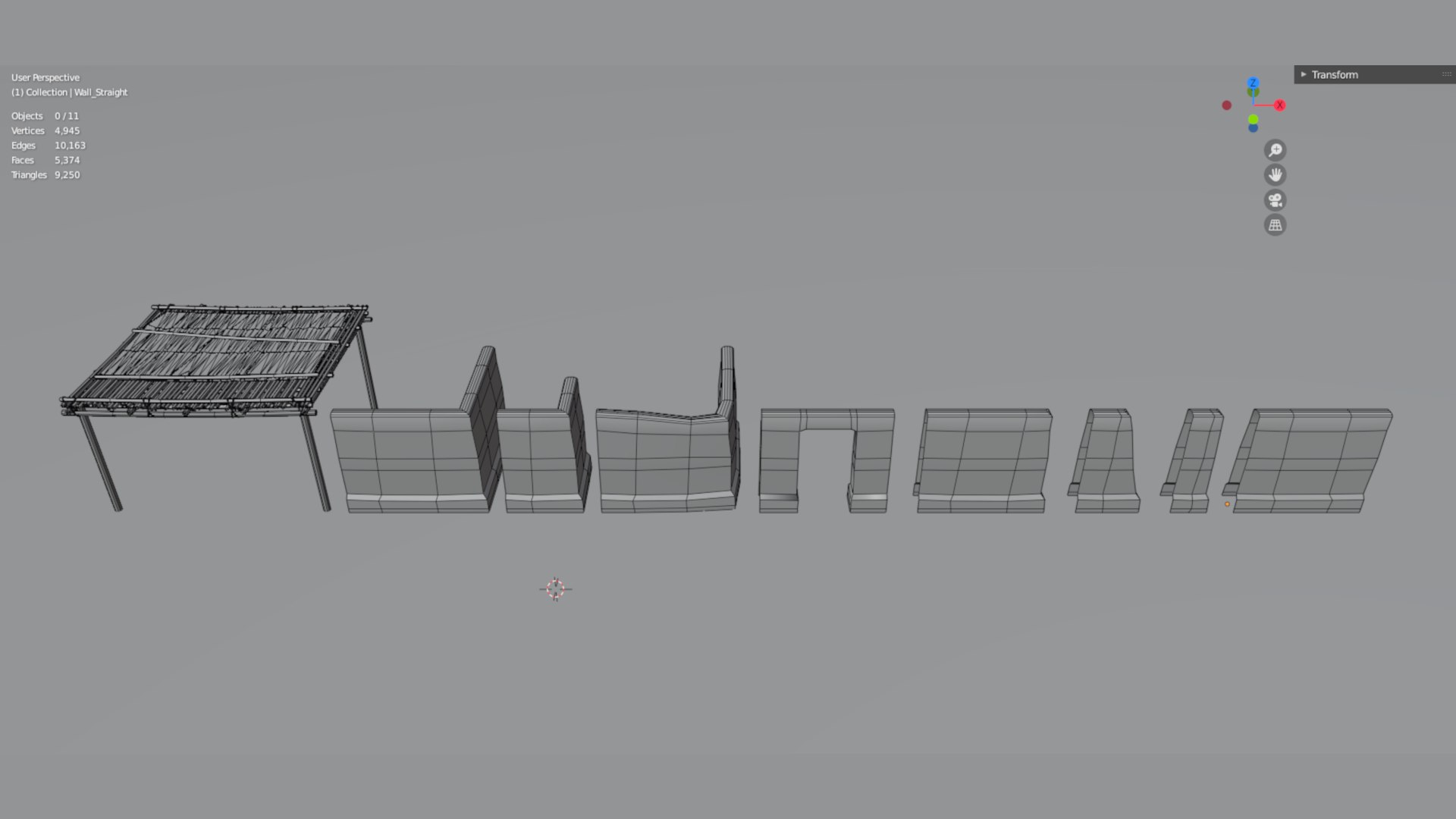 3D Modular Desert Walls - TurboSquid 2011521