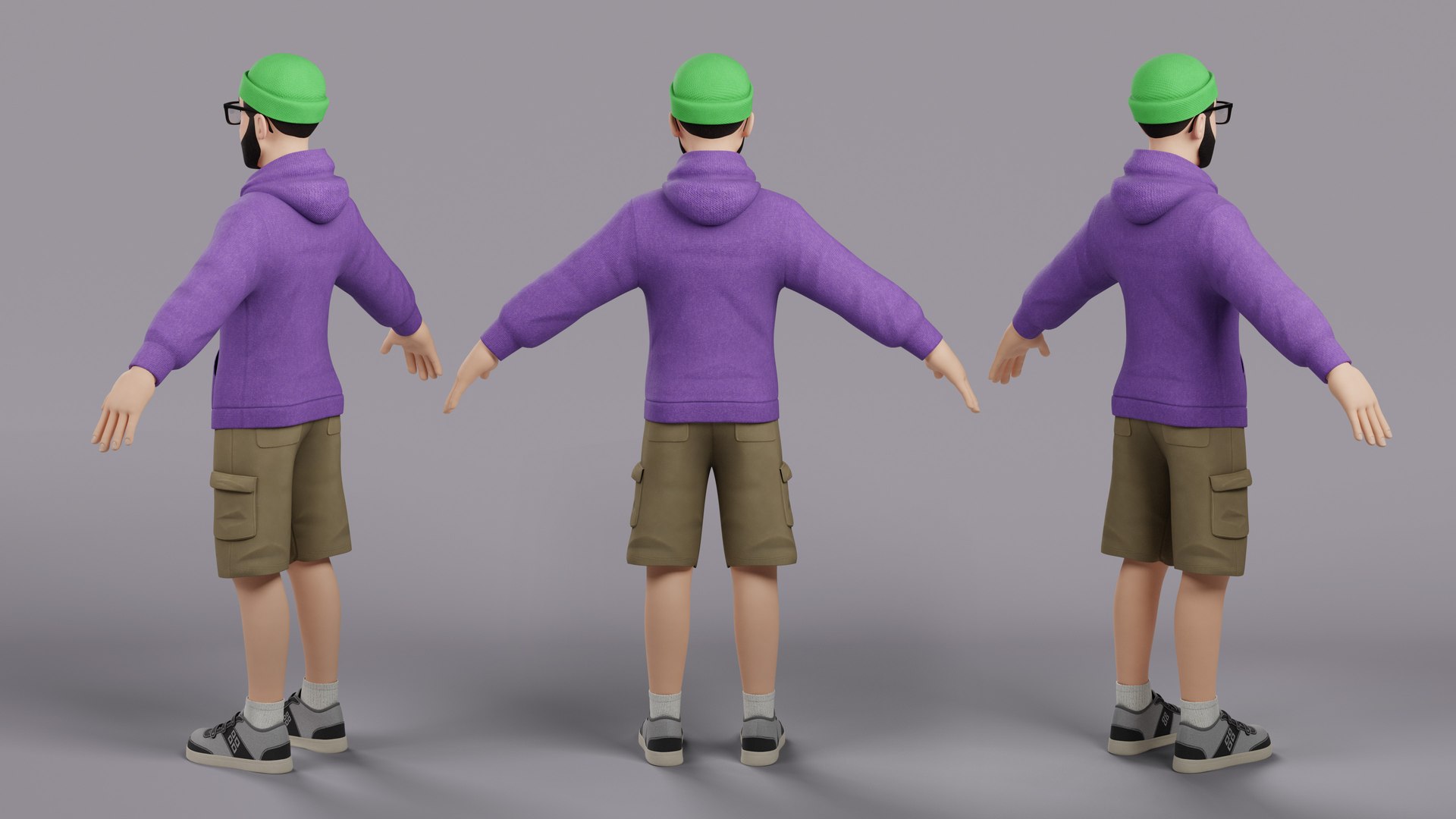 Cartoon Man Rig 3D - TurboSquid 2491963