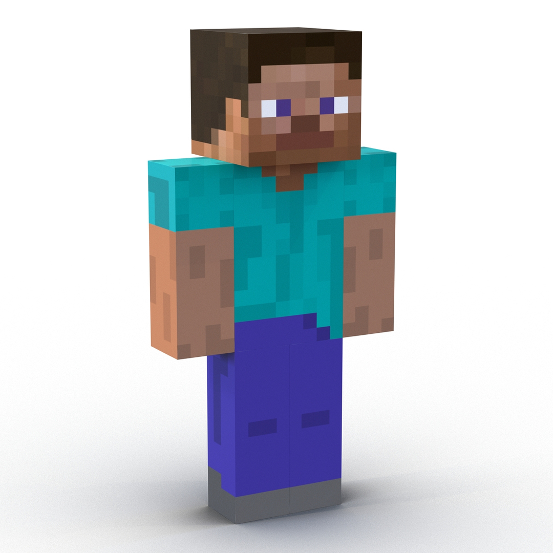modèle 3D de Steve Minecraft - TurboSquid 1017399