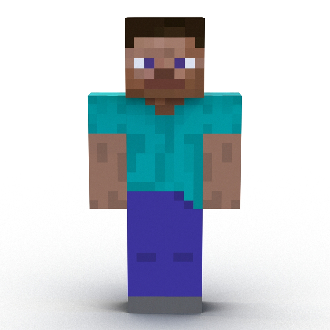 modèle 3D de Steve Minecraft - TurboSquid 1017399