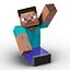 3d Max Minecraft Steve