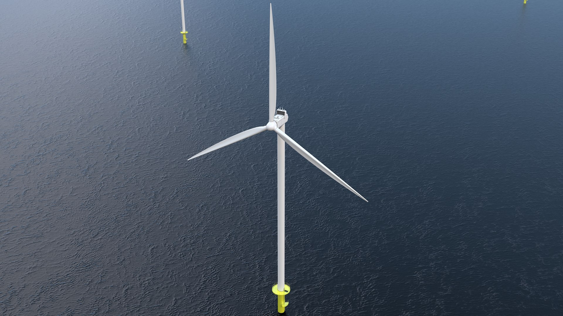 3D Oil Rig and Wind Turbine Offshore model - TurboSquid 1817233