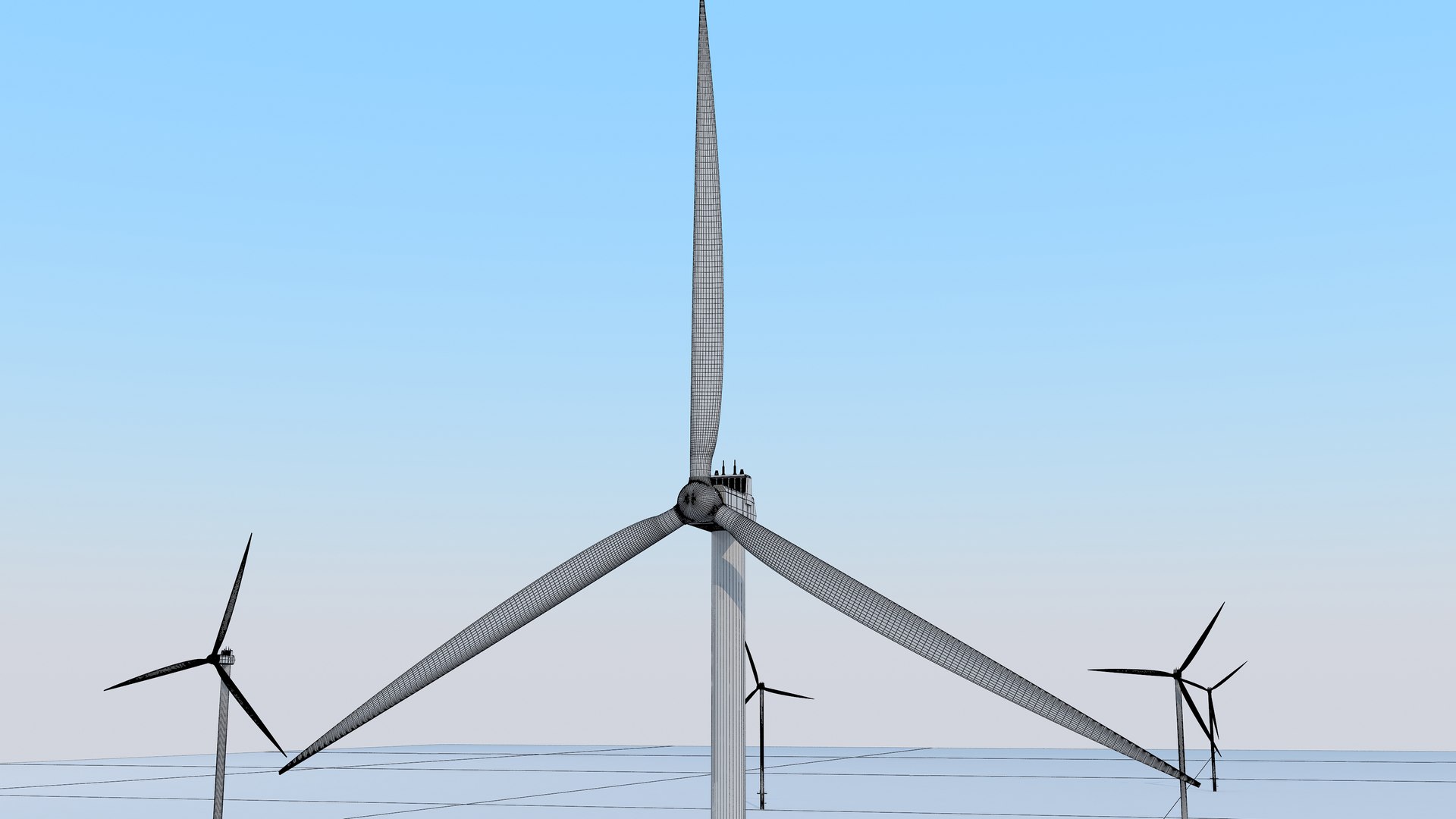 3D Oil Rig and Wind Turbine Offshore model - TurboSquid 1817233
