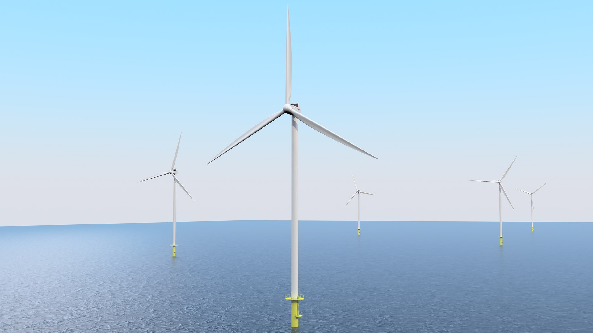 3D Oil Rig And Wind Turbine Offshore Model - TurboSquid 1817233