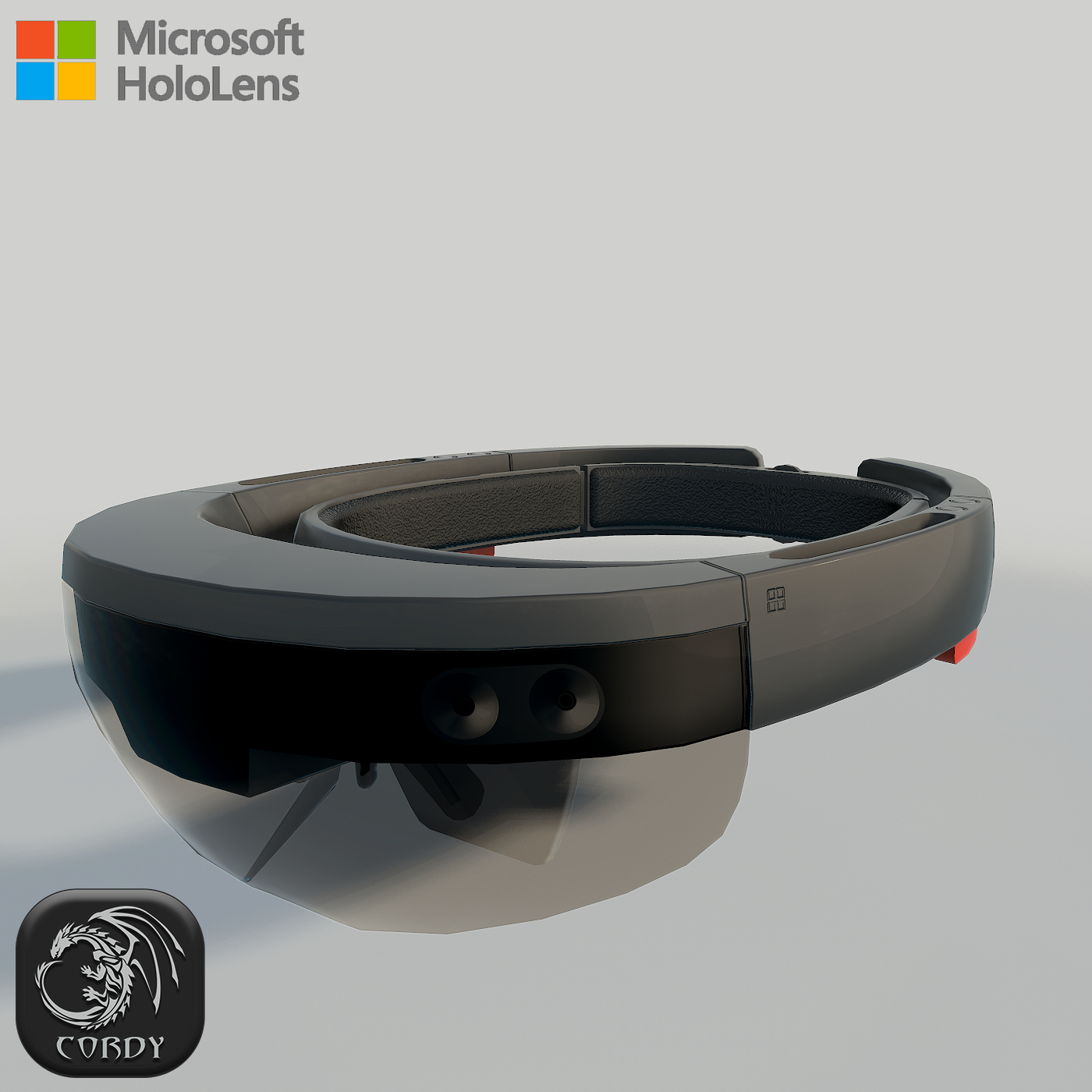 microsoft hololens 3d model