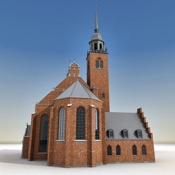 church buildings 3d max