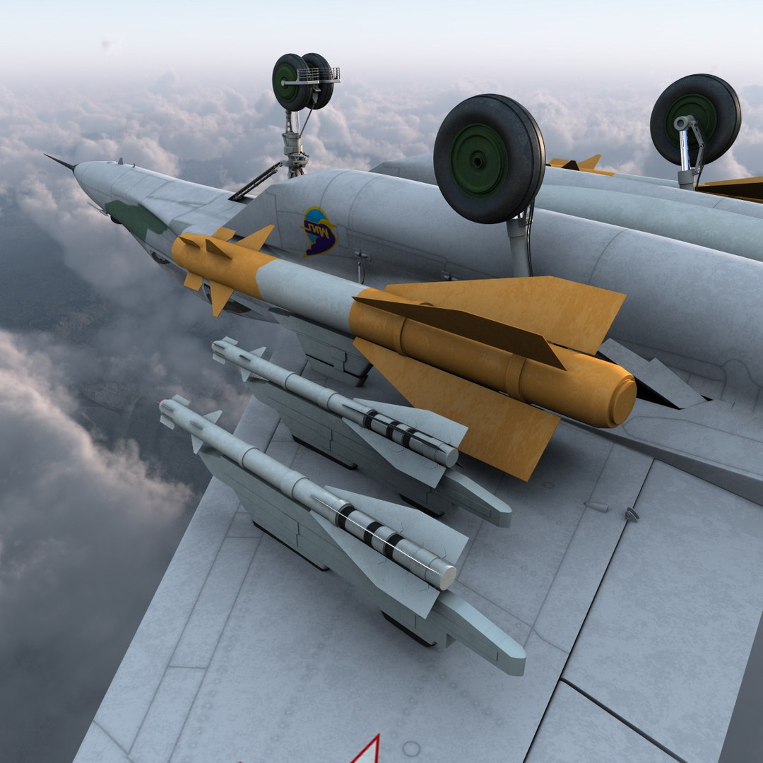 mig-29 russian fighter aircraft 3d c4d