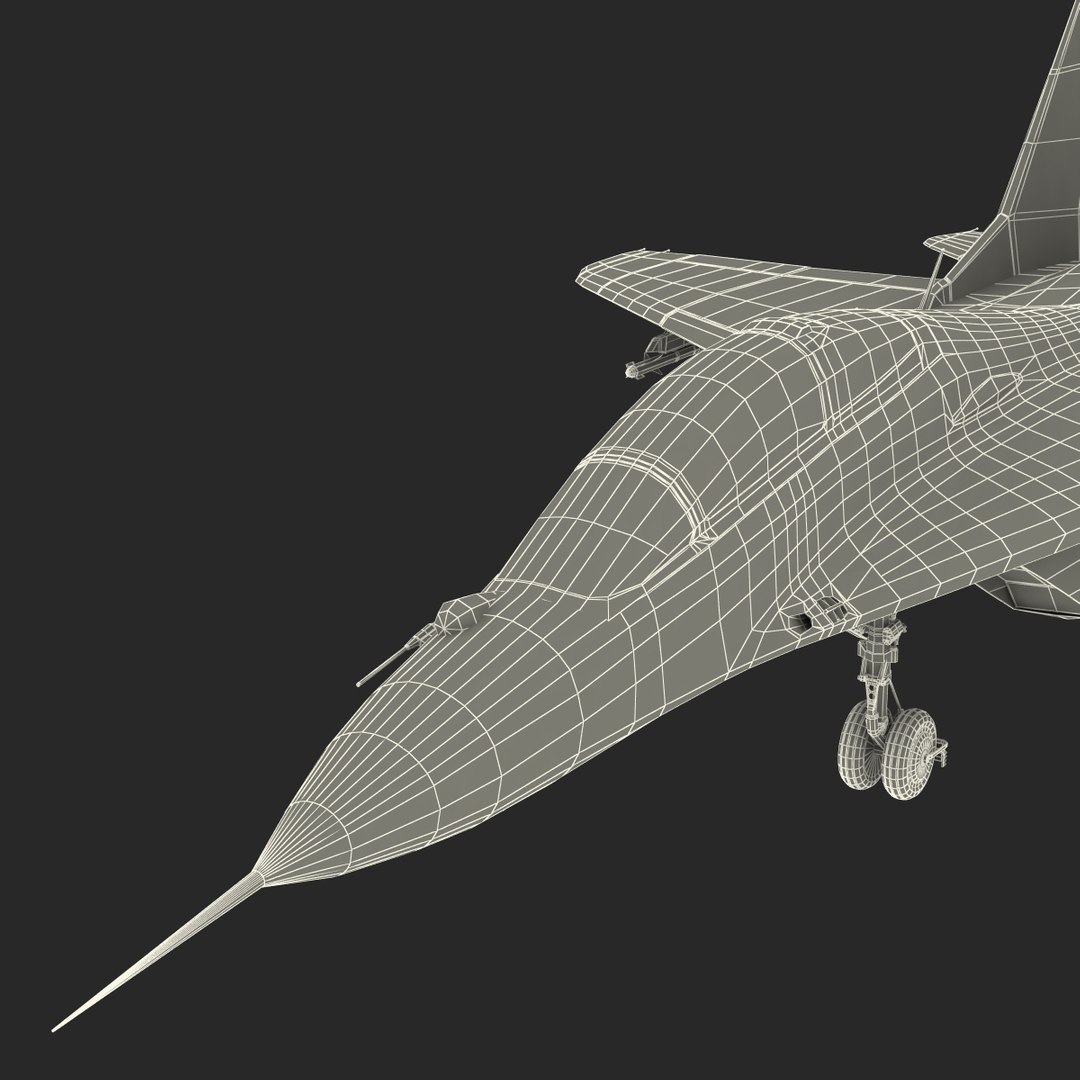 mig-29 russian fighter aircraft 3d c4d