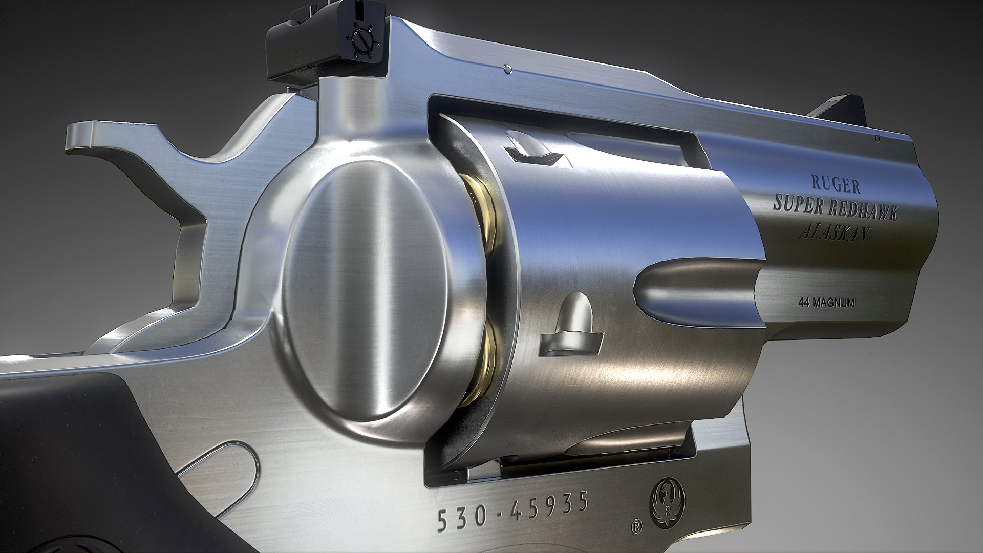 3D Ruger Super Redhawk Alaskan - TurboSquid 2233034