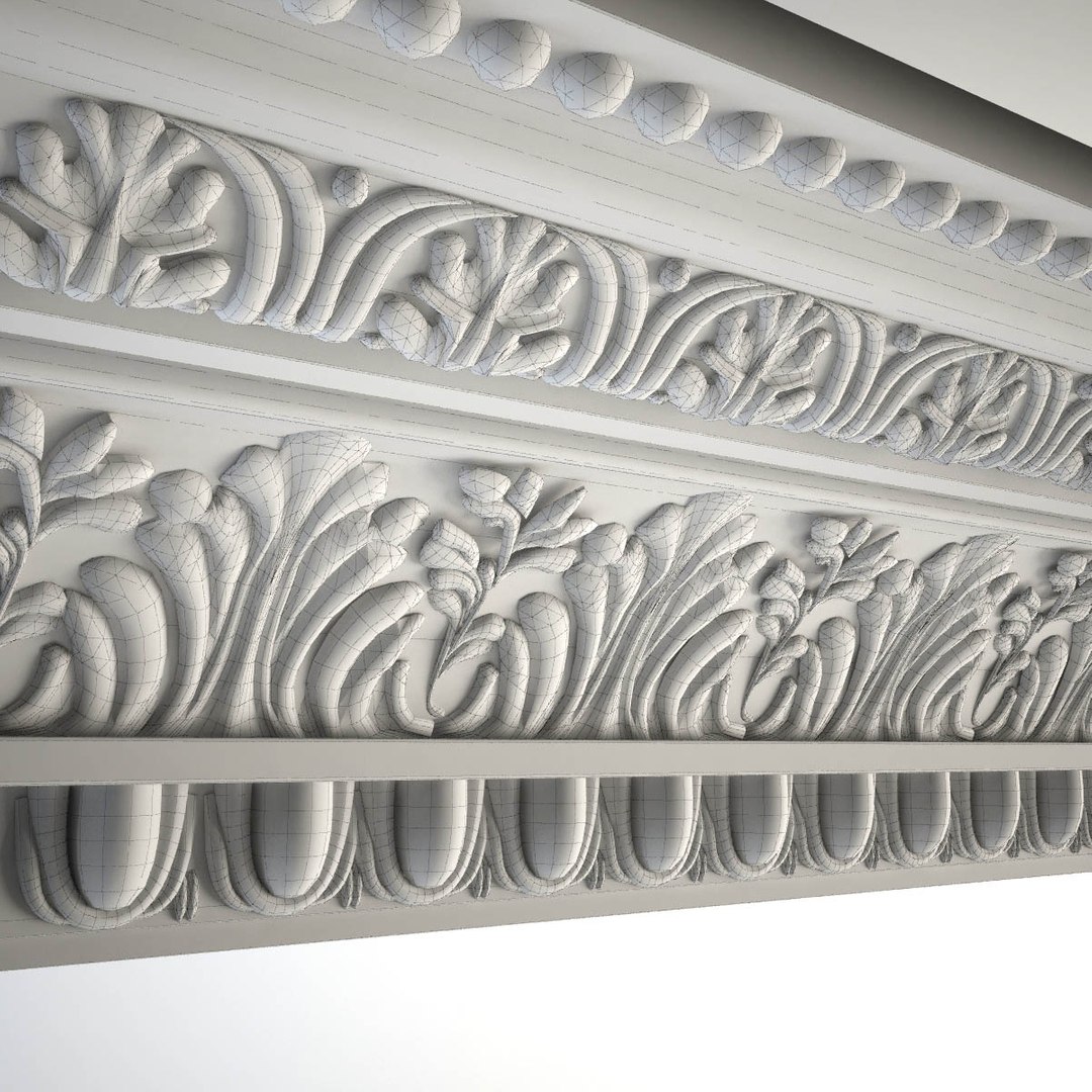 cornice petergof k163 3d max