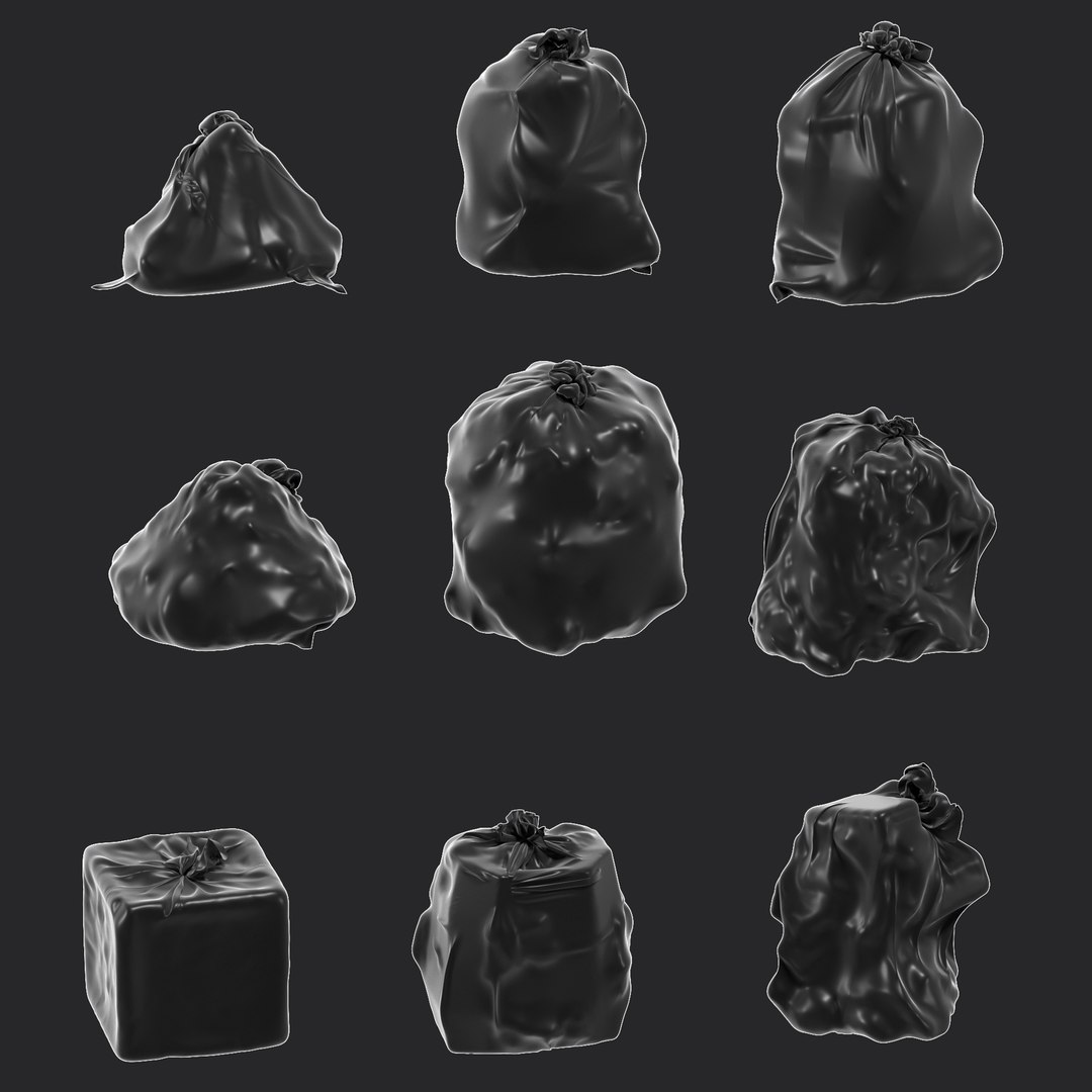 Bin Bags Model - TurboSquid 1471242