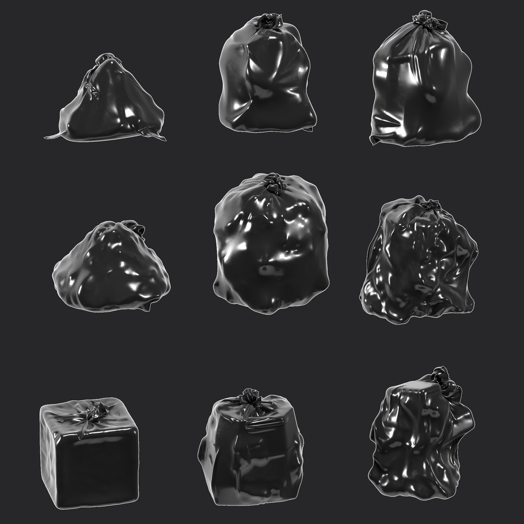 Bin Bags Model - TurboSquid 1471242