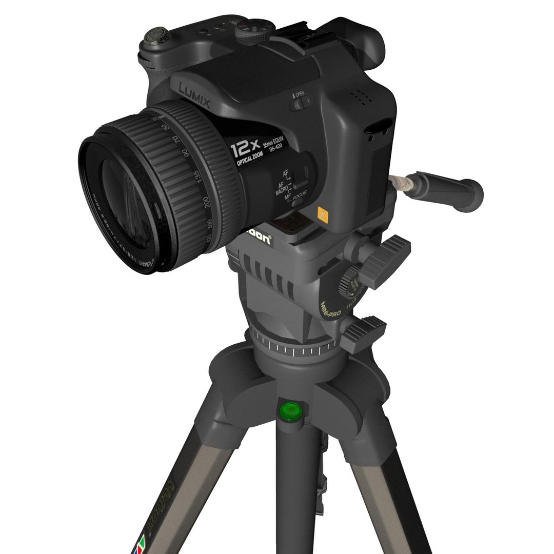 Camera Velbon 3d Obj