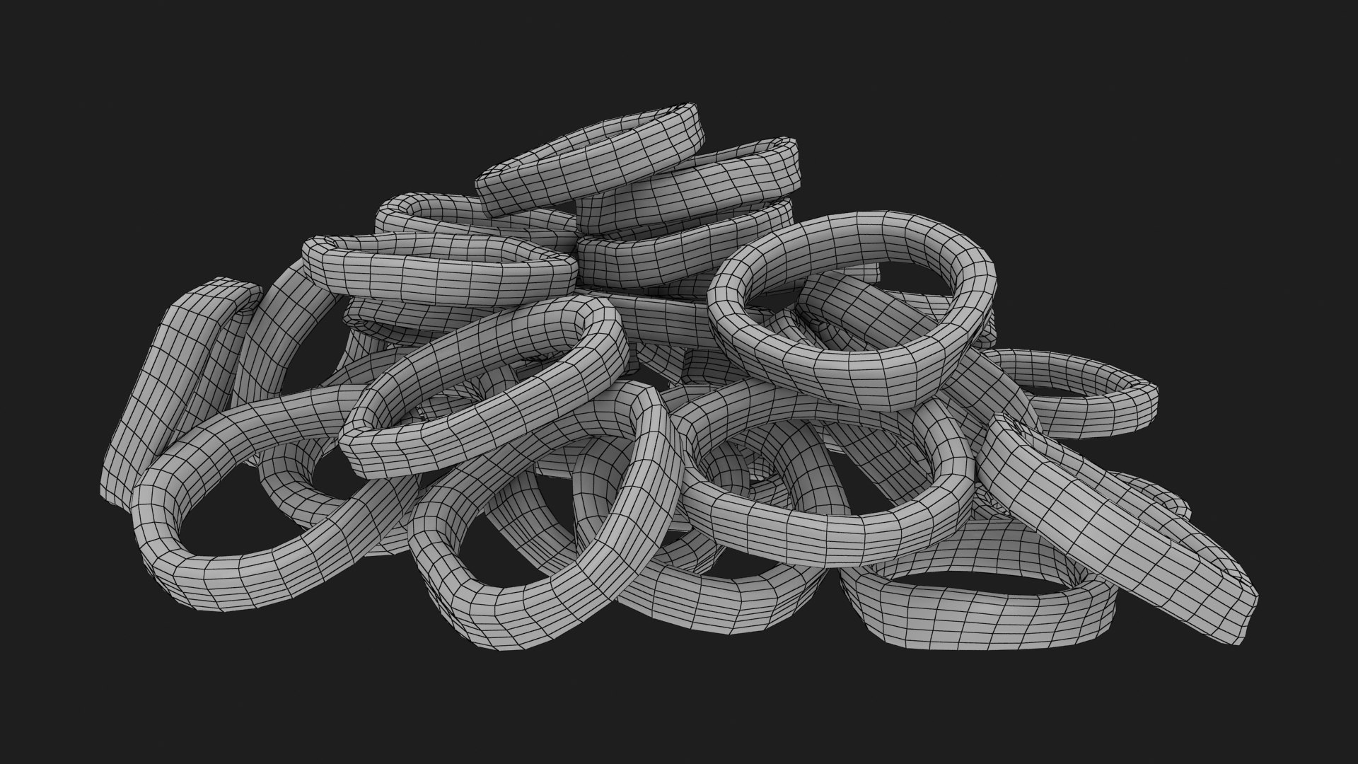 3D Squid Ring Skin Pile 2 - TurboSquid 2090014