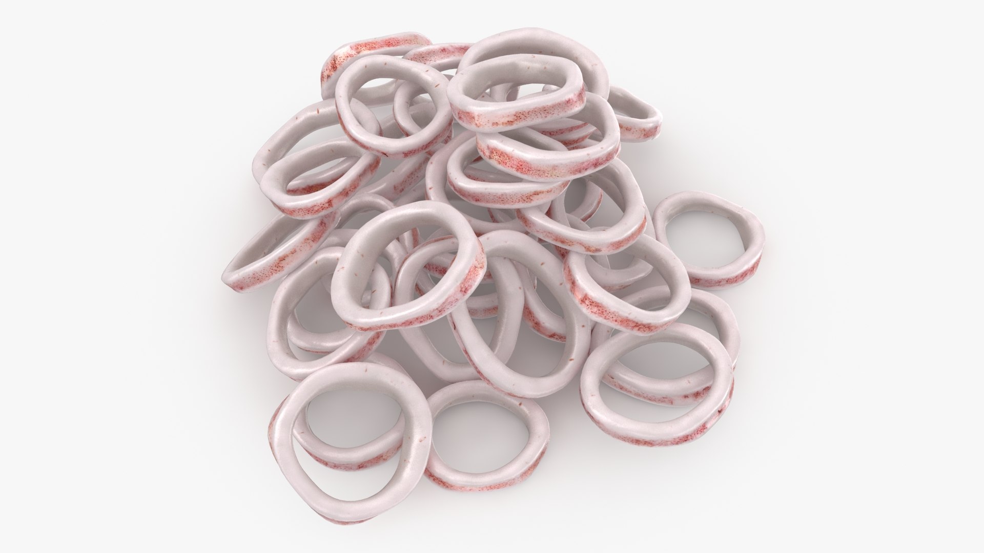 3D Squid Ring Skin Pile 2 - TurboSquid 2090014
