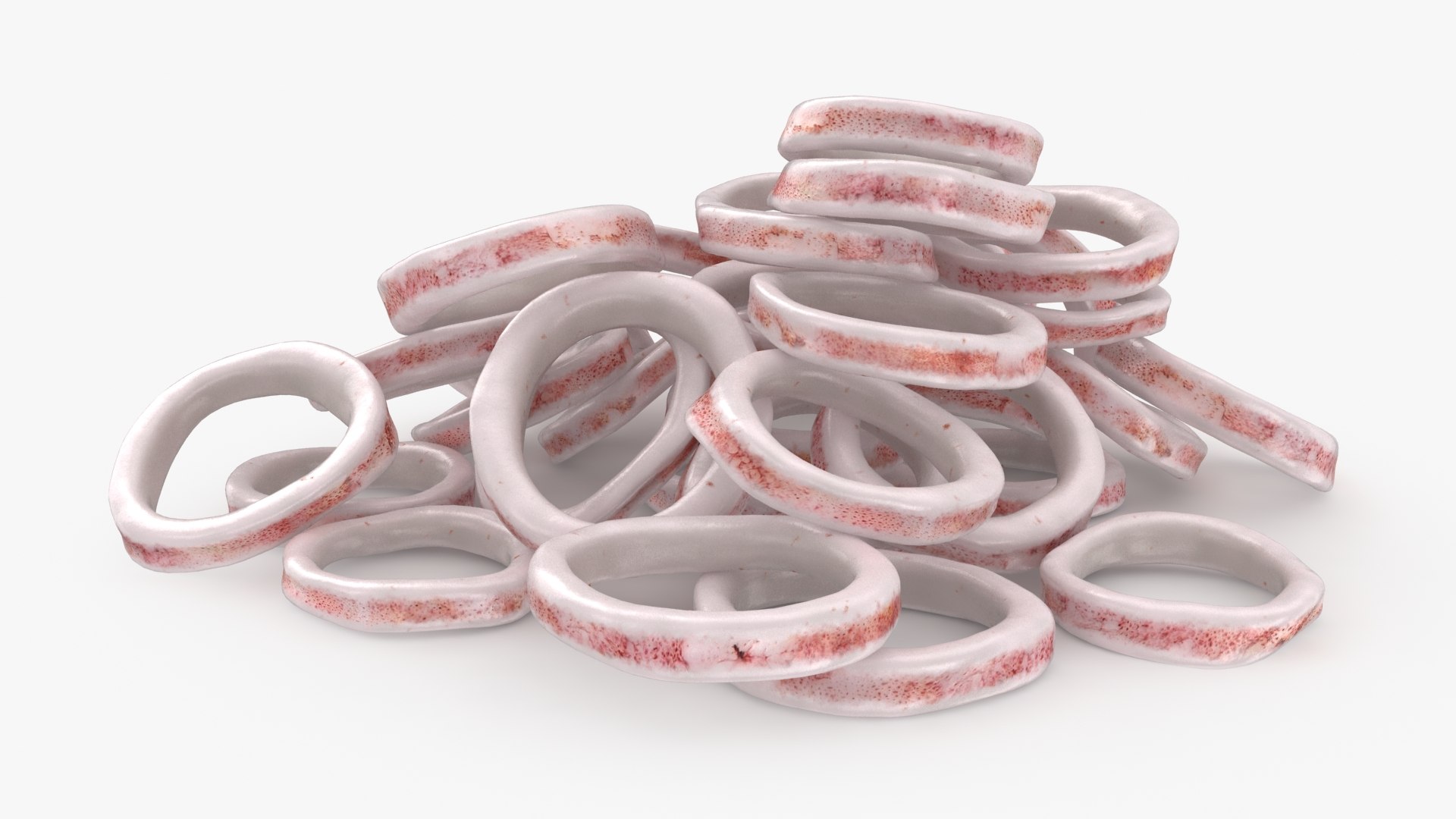 3D Squid Ring Skin Pile 2 - TurboSquid 2090014