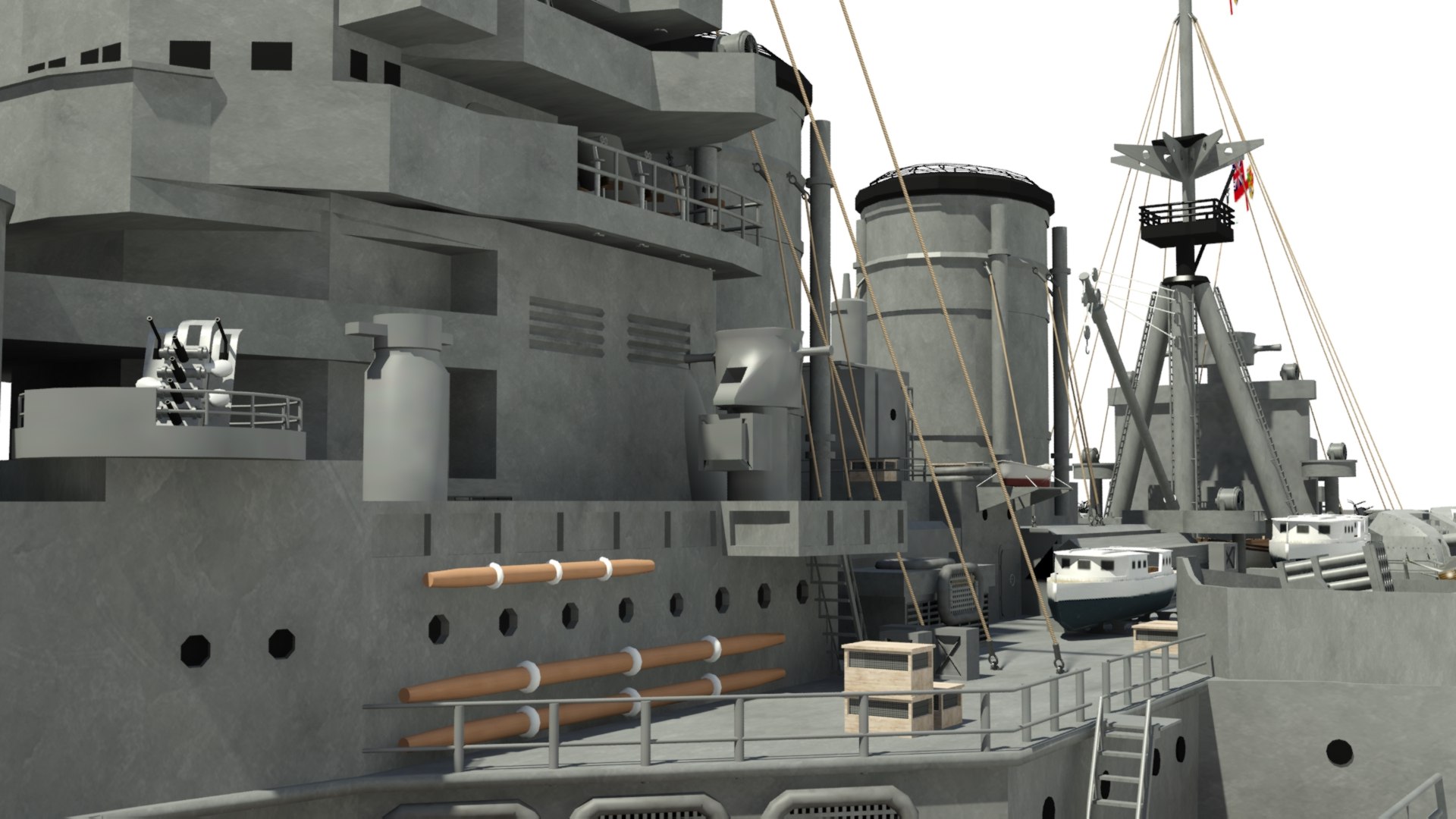 3D Hms Hood Modify Version - TurboSquid 1834583