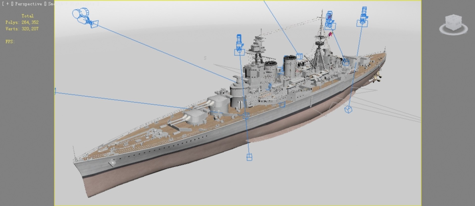 3D Hms Hood Modify Version - TurboSquid 1834583