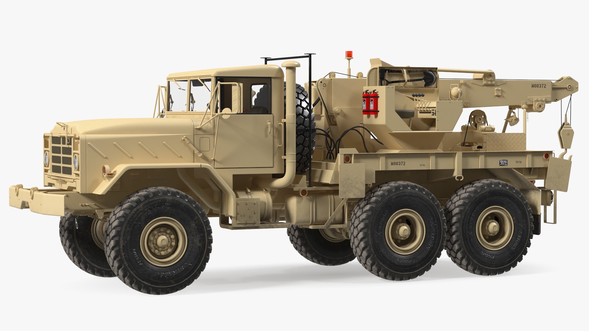 M939 Military Wrecker Light Rigged 3D Model - TurboSquid 1716515