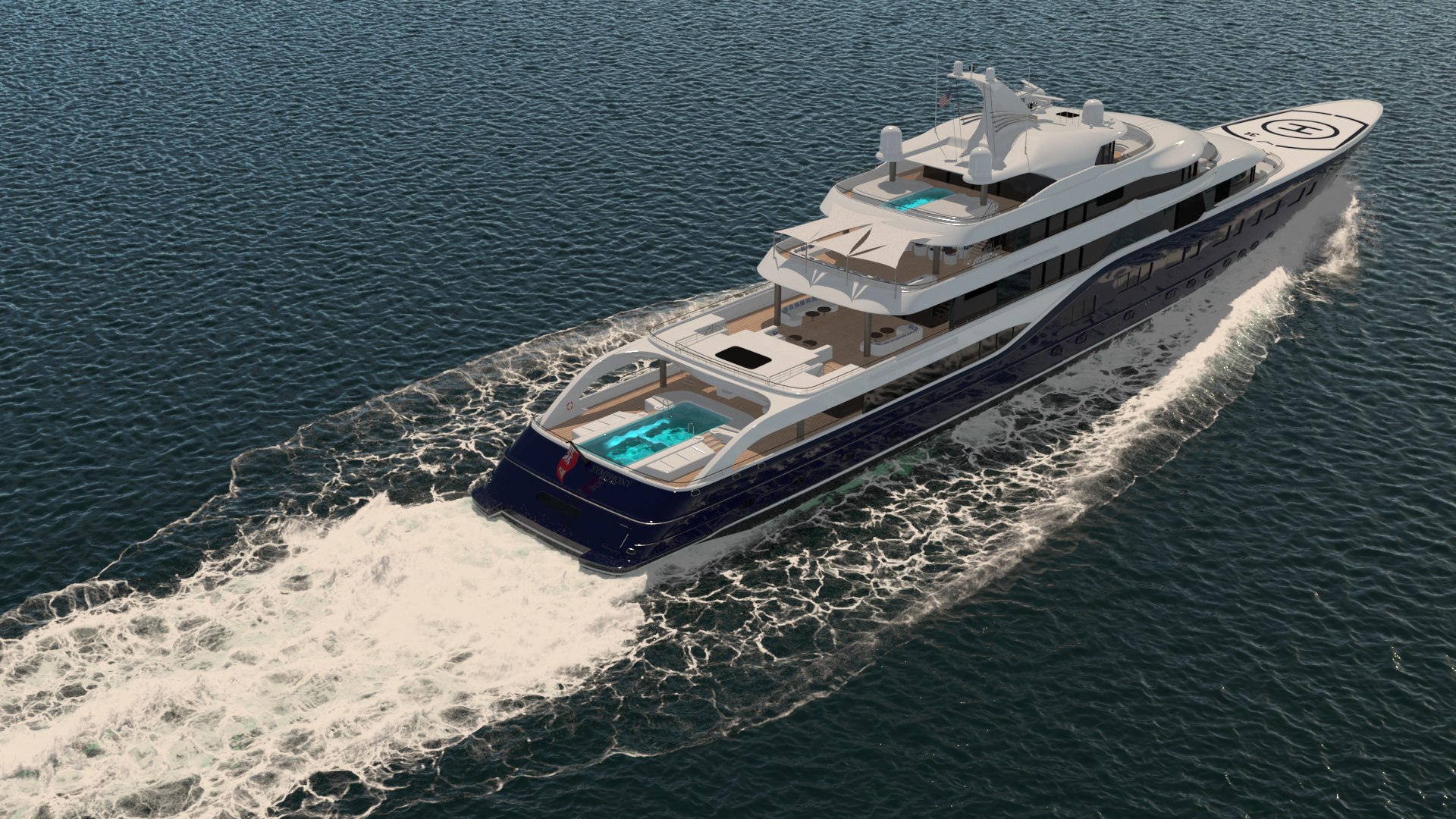 Feadship Symphony Superyacht Dynamic Simulation 3D model - TurboSquid ...