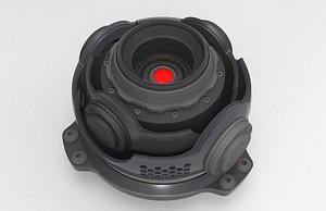 modelo 3d Arma de seguridad de ciencia ficción - Torreta - TurboSquid ...