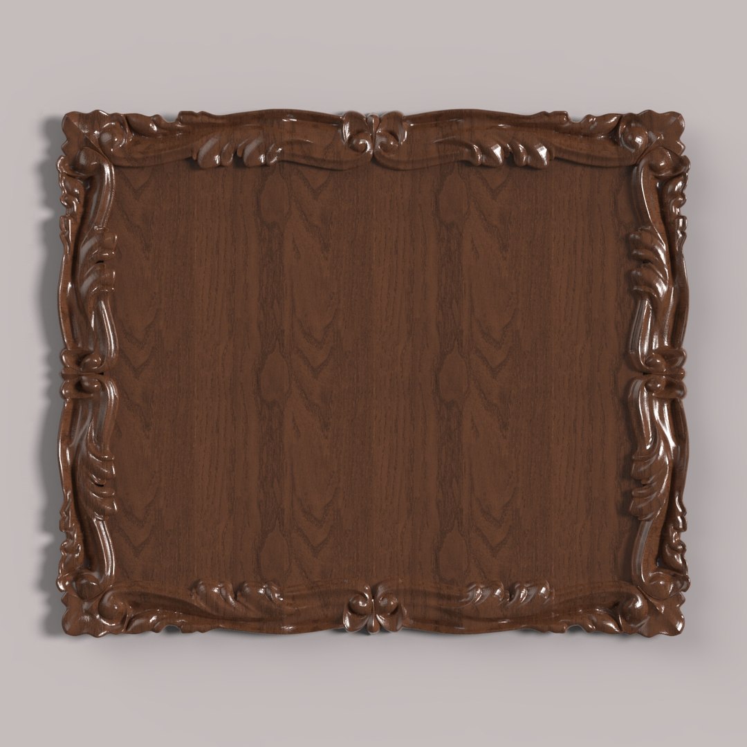 Carved Frame Cnc Model - TurboSquid 1335073
