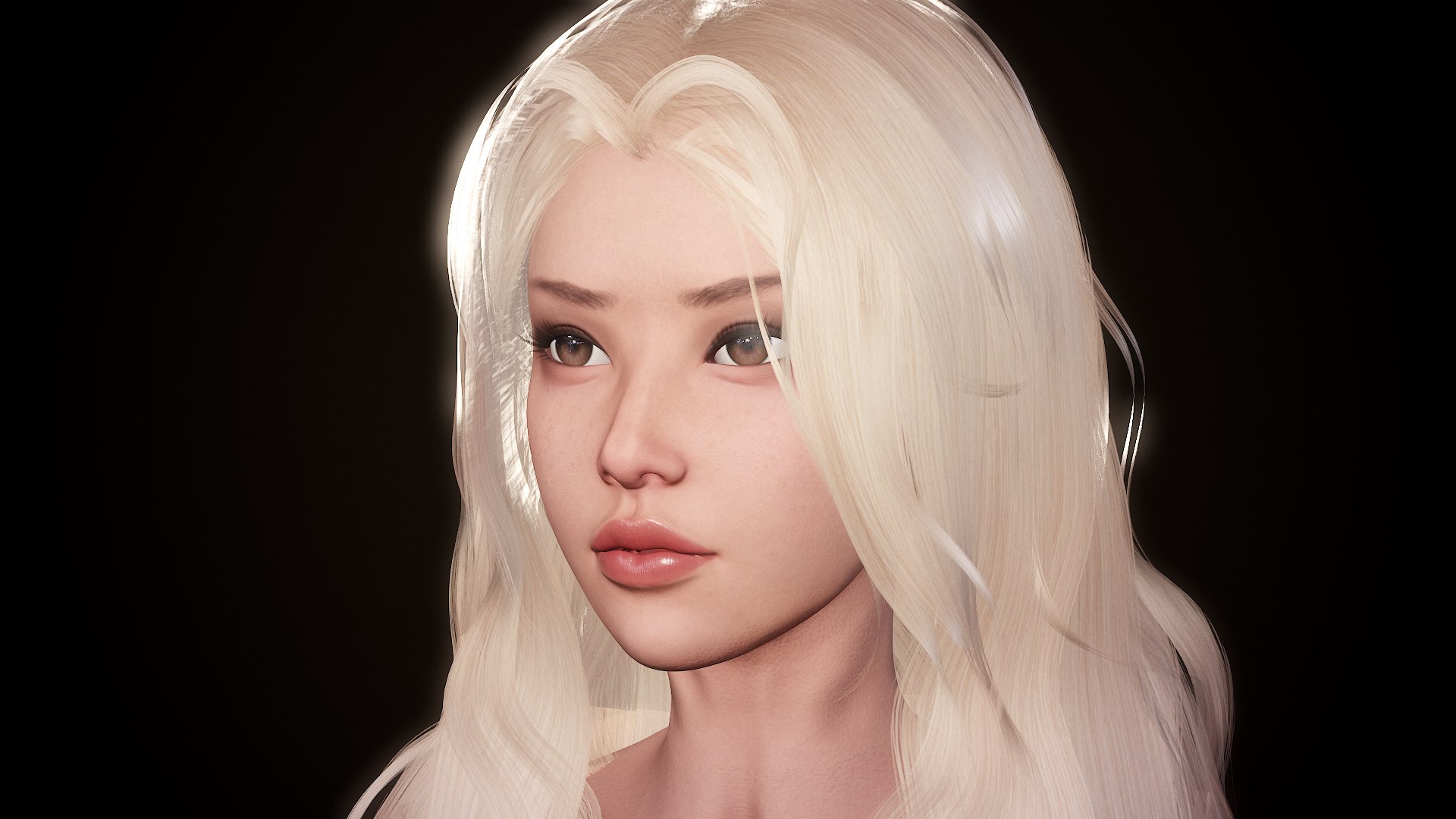 Realistic Base Female Body Low Poly 3D Model - TurboSquid 2327428