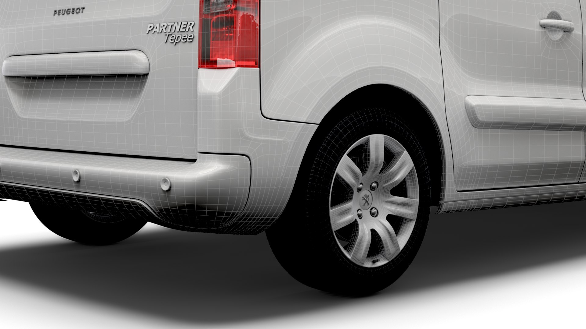 3D Peugeot Partner Tepee Model - TurboSquid 1713570