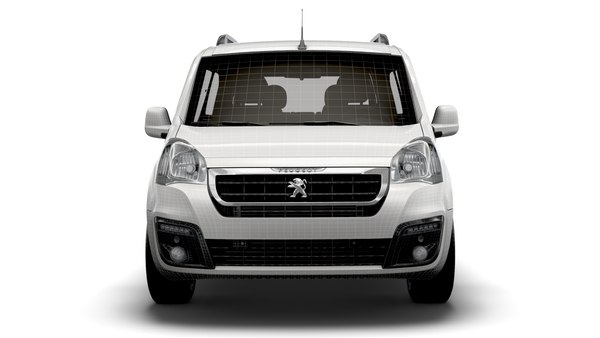 3D peugeot partner tepee model - TurboSquid 1713570