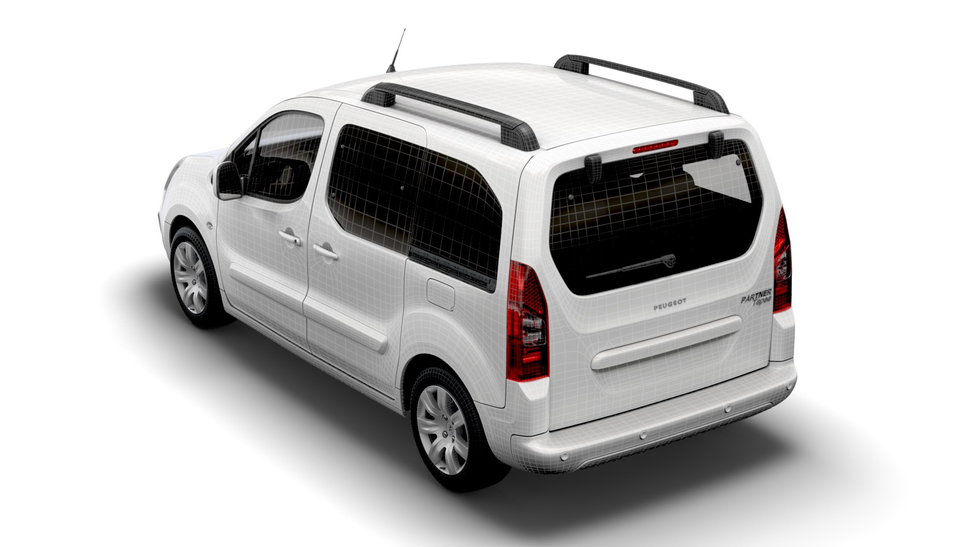 3D Peugeot Partner Tepee Model - TurboSquid 1713570