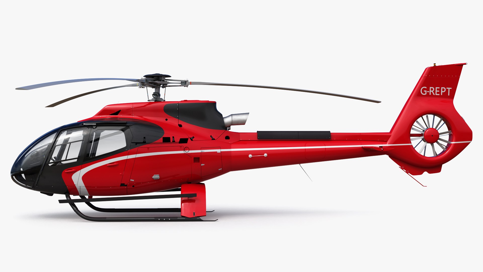3D airbus helicopter h130 - model - TurboSquid 1407985