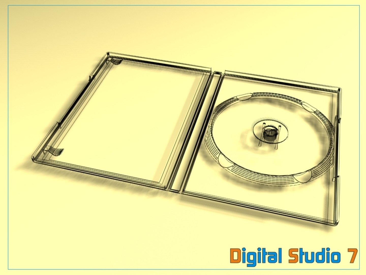 3d xbox 360 case 9 model