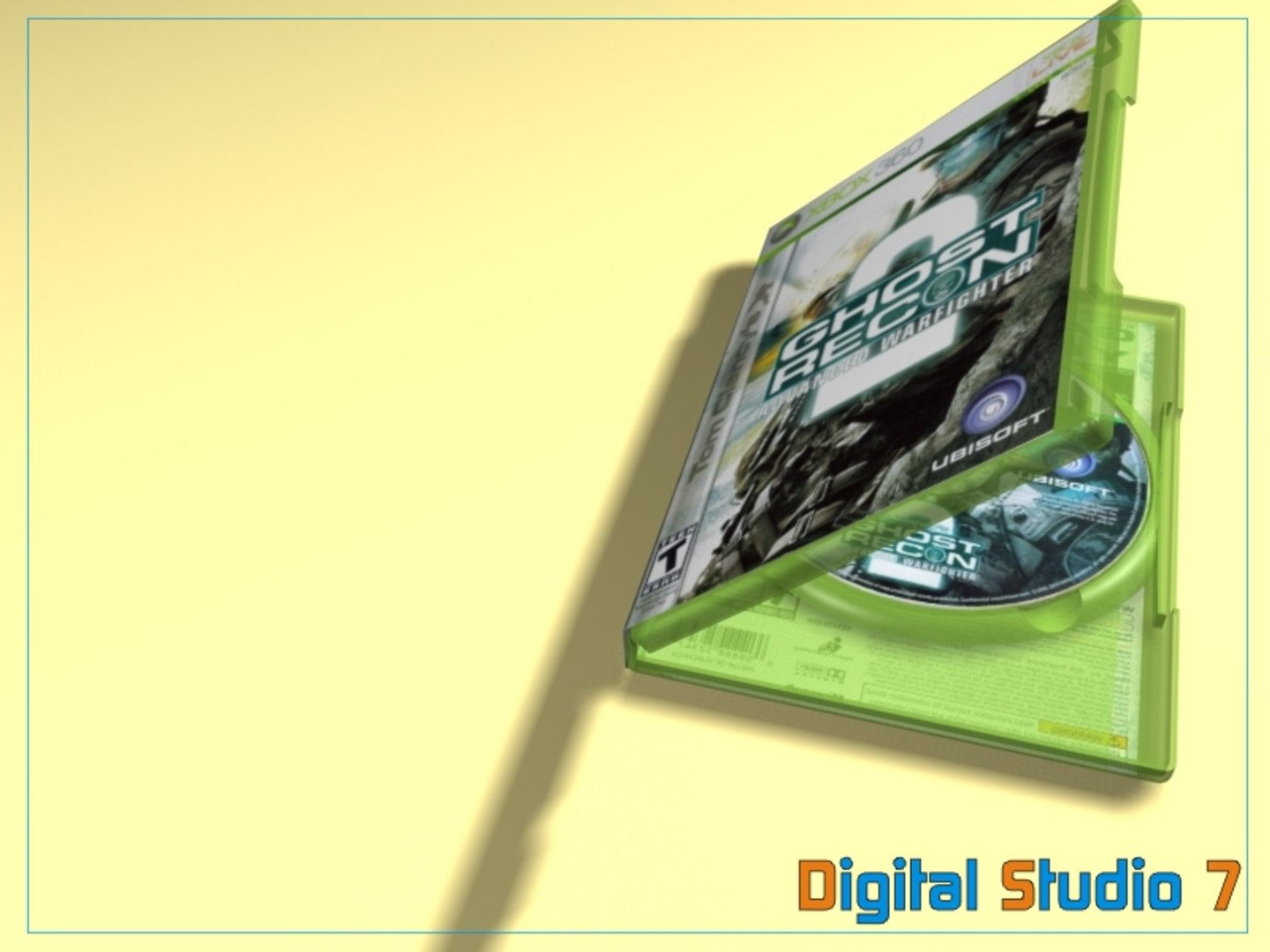 3d xbox 360 case 9 model