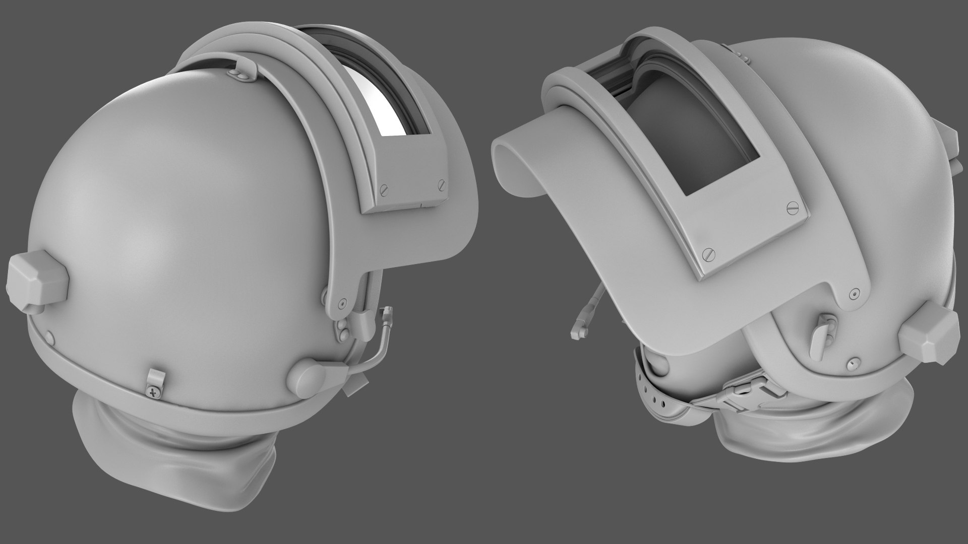 Heavy Ballistic Helmet Rys-T No Materials Model - TurboSquid 1714359