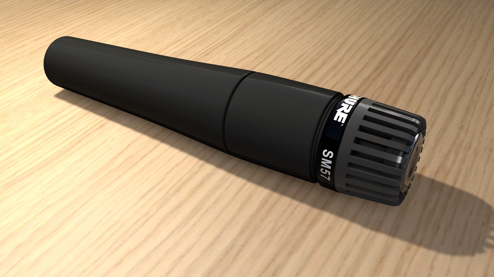 3D Model Shure Sm57 Microphone - TurboSquid 1181996