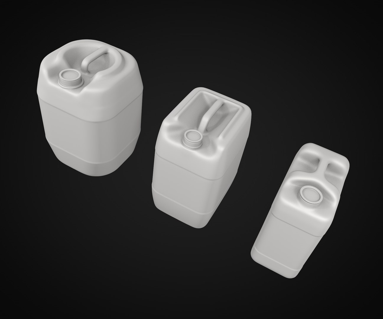 3D Plastic Jerry Cans Model - TurboSquid 1784753