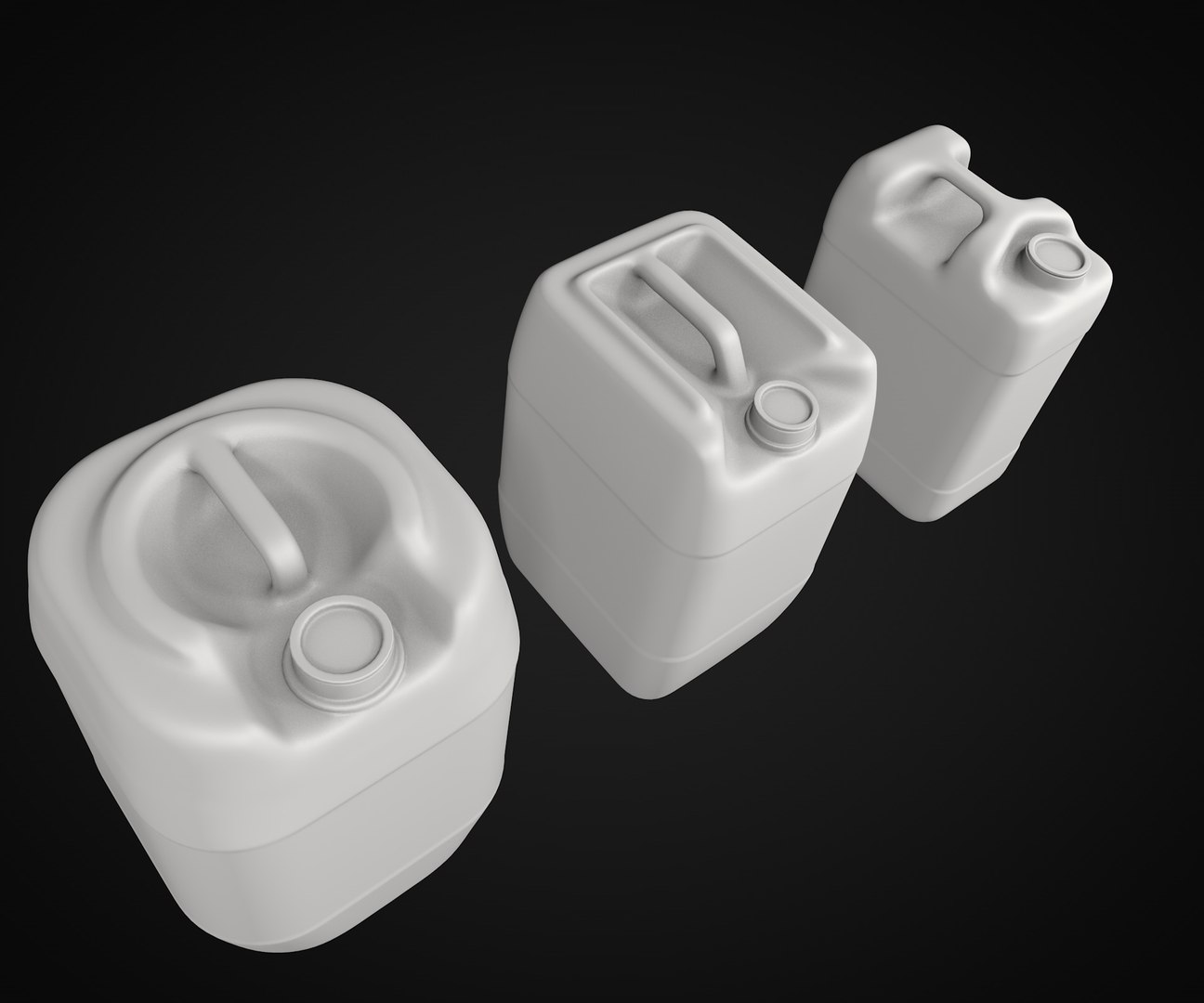 3D Plastic Jerry Cans Model - TurboSquid 1784753
