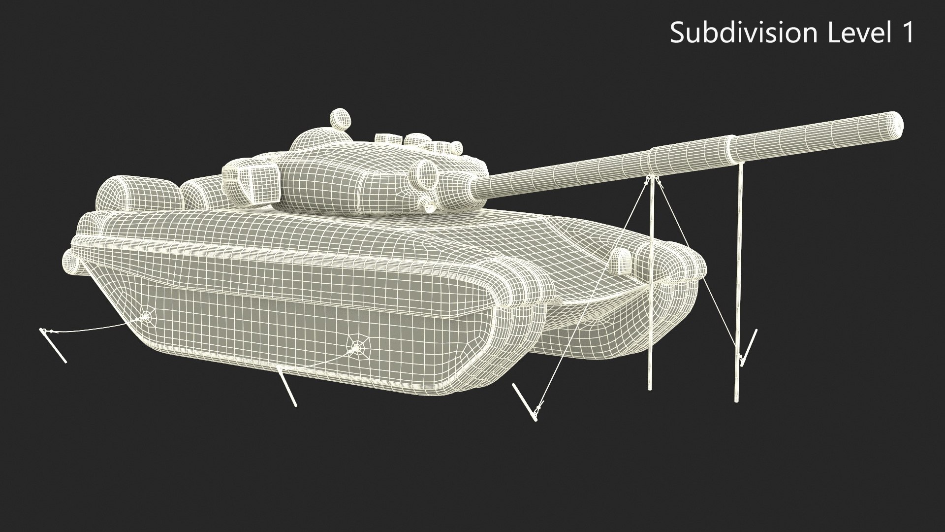 3D Military Dummy Inflatable Tank Model - TurboSquid 2183385