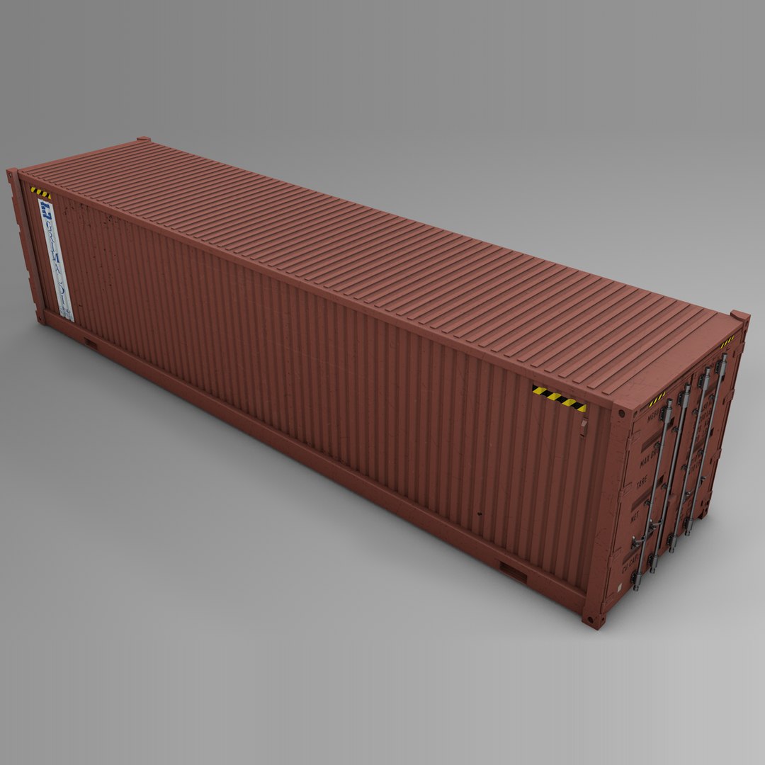 Grimaldi cargo container l723 model - TurboSquid 1563500