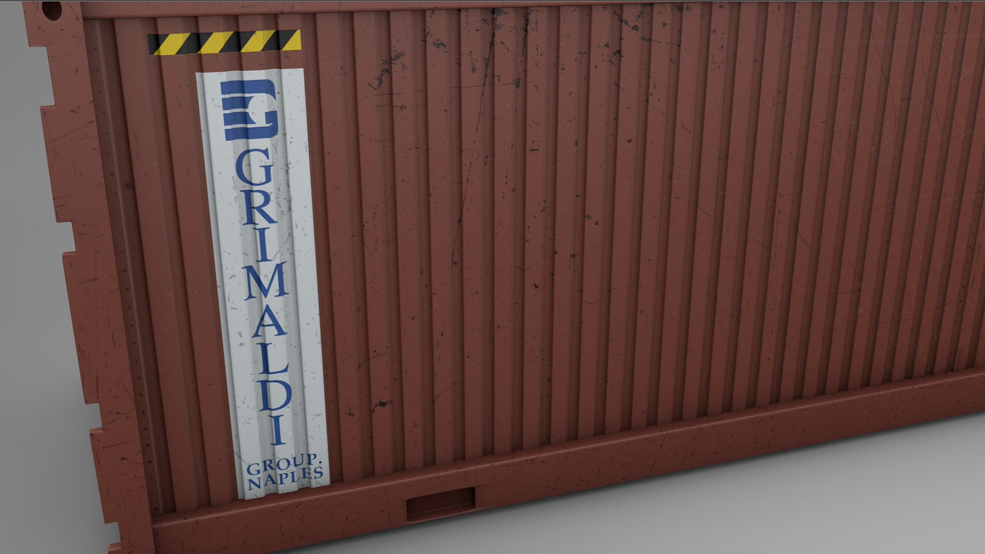 Grimaldi cargo container l723 model - TurboSquid 1563500